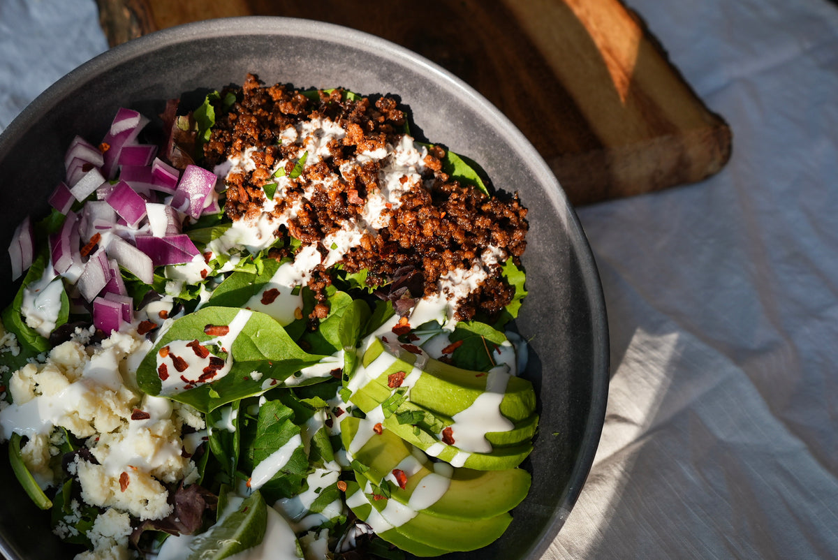 Creamy Avocado Beef Salad — Lily Hill Farm